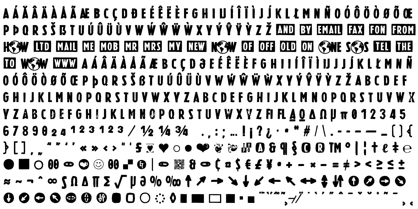 FONT | Wood Sans – Typo Graphic Design