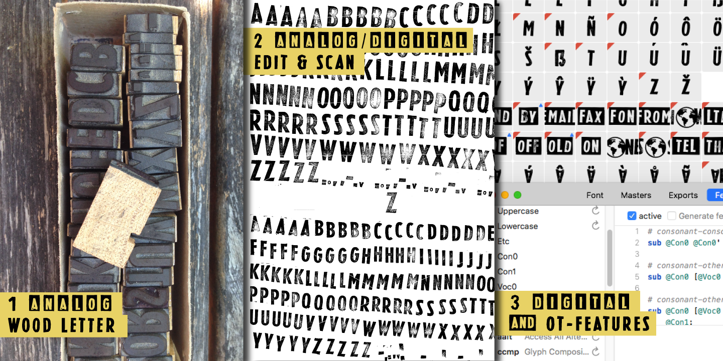 FONT | Wood Sans – Typo Graphic Design